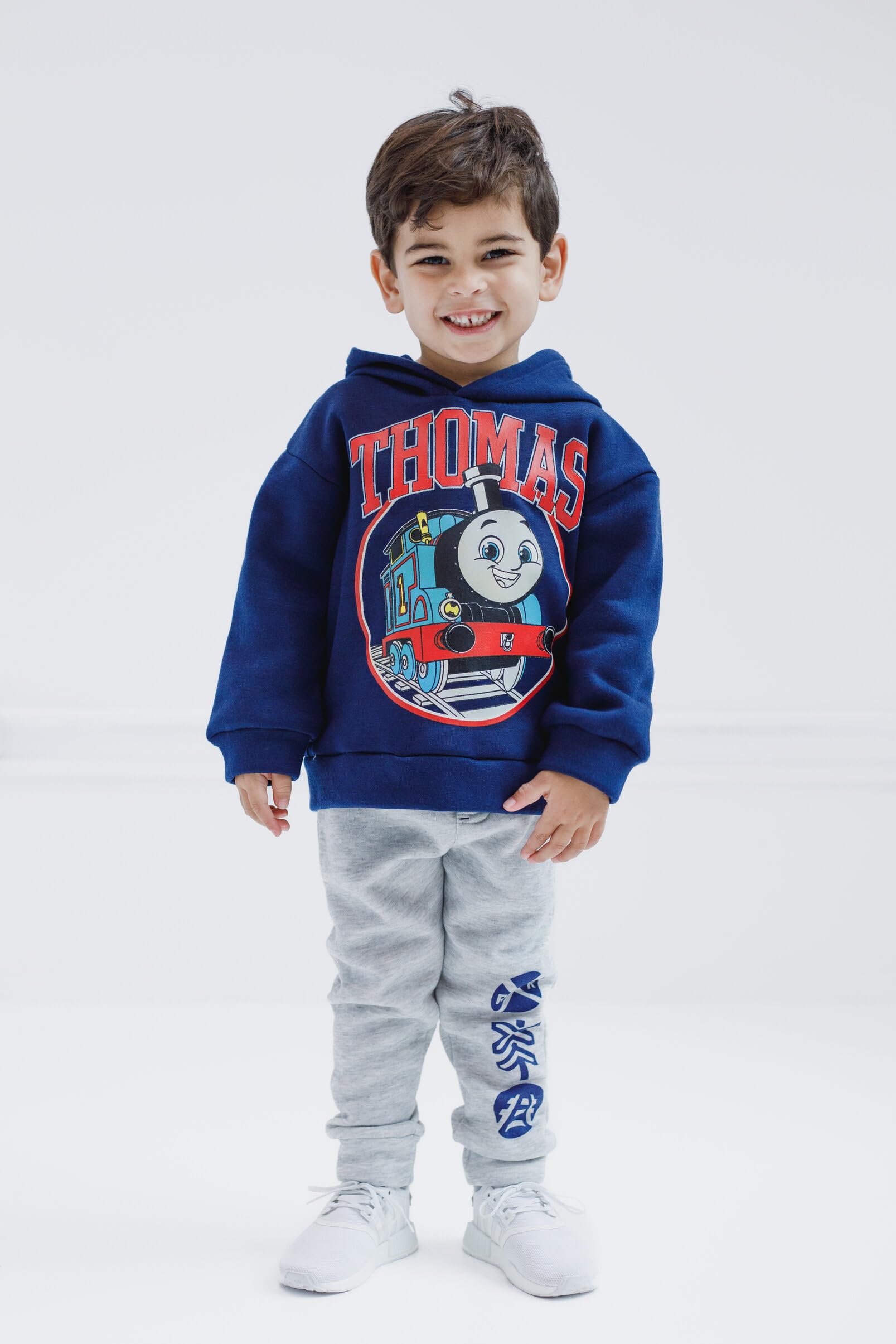 Thomas the Tank Engine & Friends Toddler Boys Fleece Pullover Hoodie and Pants Set Blue/Gray 3T