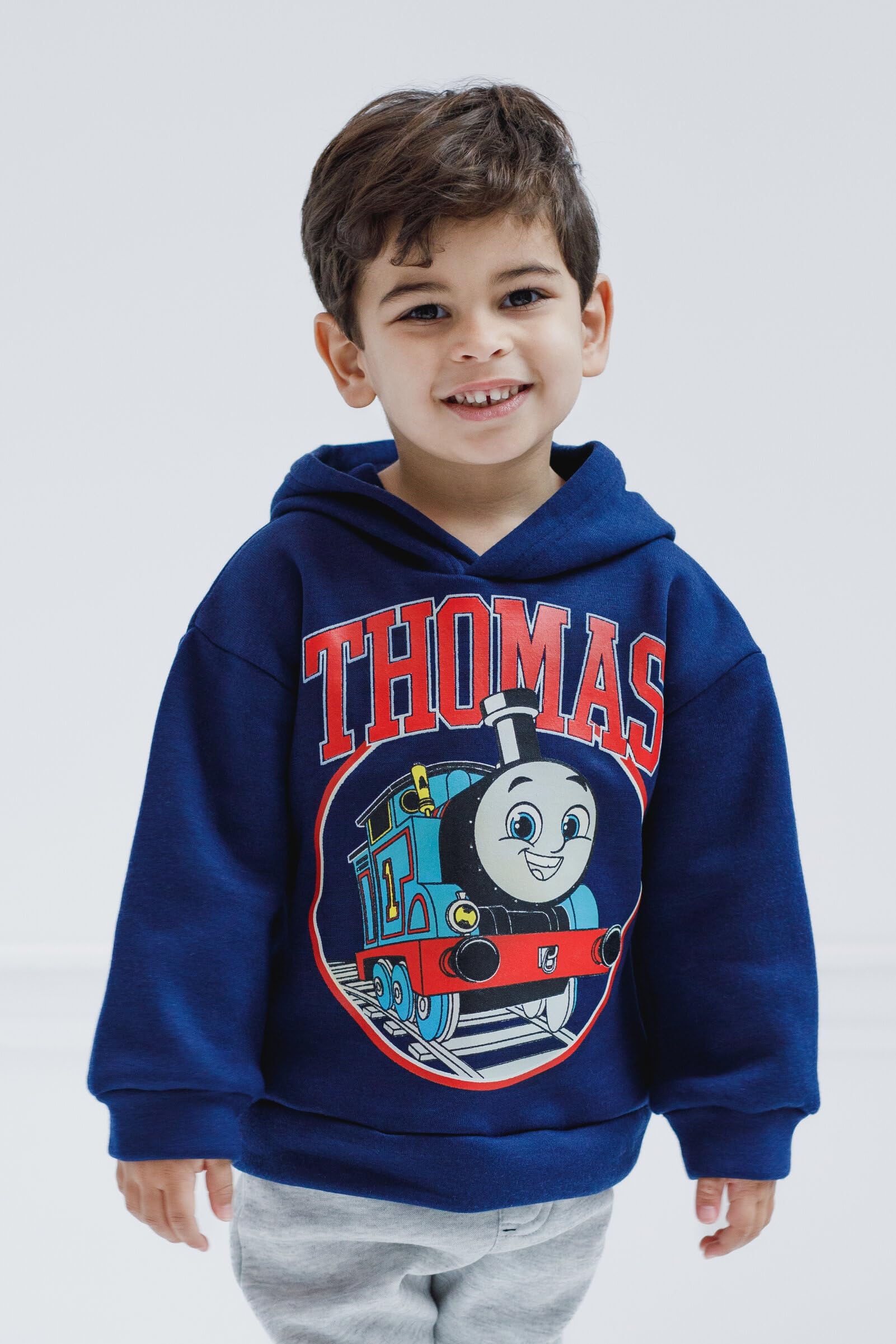 Thomas the Tank Engine & Friends Toddler Boys Fleece Pullover Hoodie and Pants Set Blue/Gray 3T