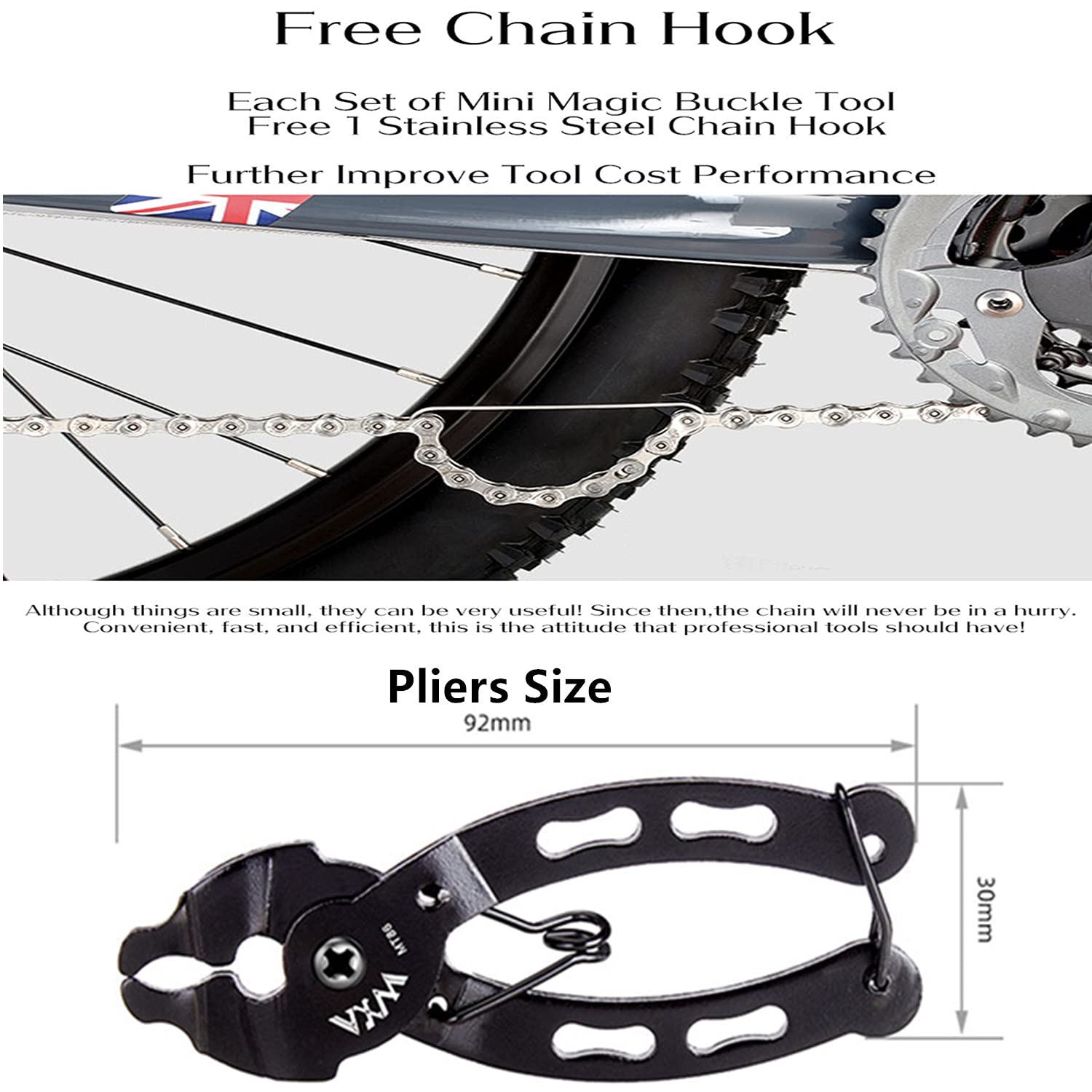 YBEKI Bike Chain 6/7/8/9/10/11 Speed Bicycle Chain 1/2 x 11/128 Inch 116 Links (6/7/8 Speed, Multicolour, 1)