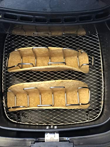 Mi Taco Stand - Make Perfect Flat-Bottom Taco Shells for Baking, Frying or Air Frying - Using REAL Corn or Flour Tortillas even Egg Roll Wrappers