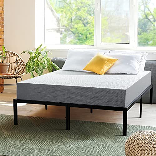 PrimaSleep 8 Inch Gel Infused Superior high-Density Memory Foam Mattress, CertiPUR-USĀ® Certified, Gray, Queen