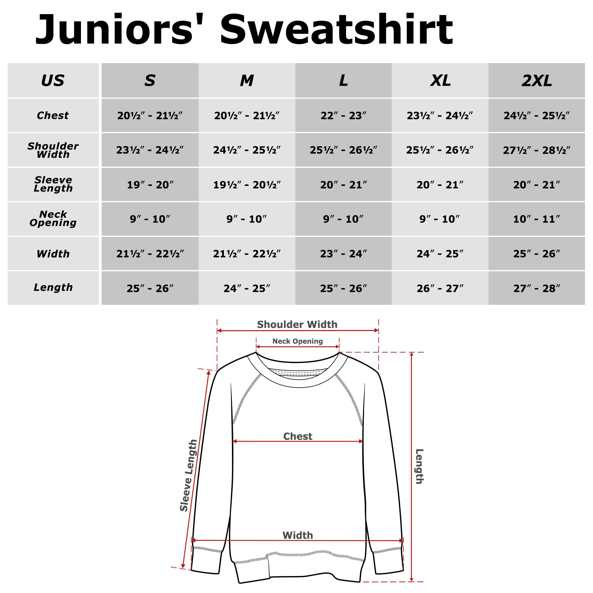 Disney Women's Princesses Booked Junior's Raglan Pullover with Coverstitch, Black, Large