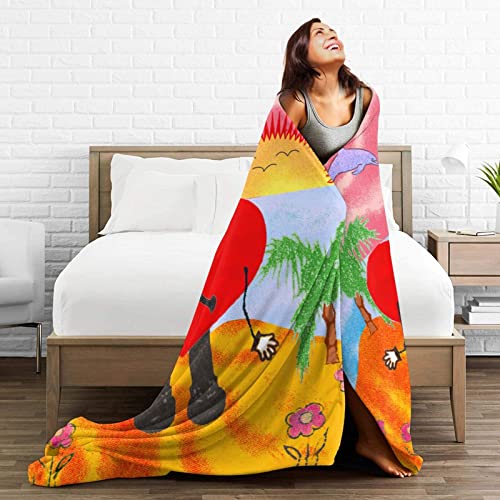 Unique Soft Bed Throws Popular Blanket Novelty Throw Blanket Throw Super Cozy Blanket Gifts for Latino Fans Matter Pride 50X60 in 01