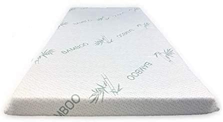 OrganicTextiles Organic Latex Crib Mattress Topper with Natural Bamboo Covering (2", Standard Crib)