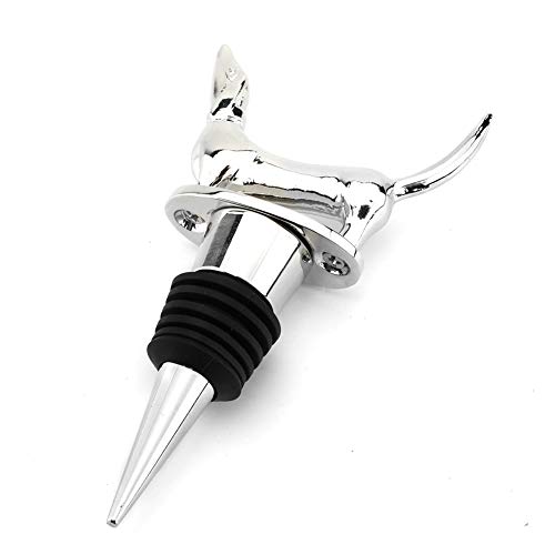 LYWUU Dachshund Dog Shape Wine Bottle Stopper Champagne Cava Prosecco Sparkling Beverage Funny Gifts
