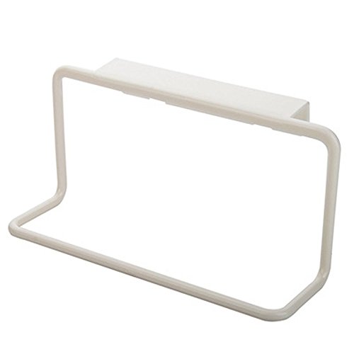 Plowerme Rack Hanger Holder Towel Cabinet Cupboard Kitchen Hanging Organizer Bathroom Kitchen,Dining & Bar (White, One Size)