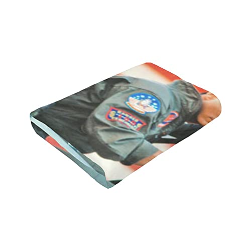 Comfortable Ultra-Soft Micro Fleece Blanket,Tom Cruise Fleece Blankets for Sofa Bed Travel 80"X60"