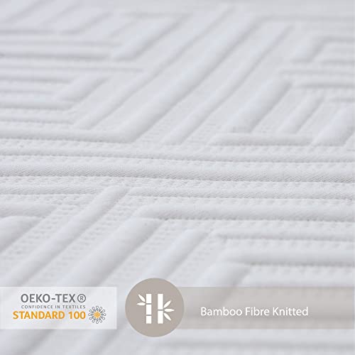KISLOT KS 10 Inch Full Memory Foam Mattress β Soft and Breathable Bamboo Cover and Cooling Gel Infused Memory Foam β Fiberglass Free