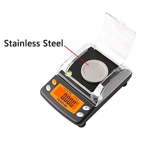 Milligram Scale 50g by 0.001g, Mg Scale USB, Digital Powder Scale, Large LCD Display, Mg Scale for Powders, 6 Weighing Units, Precision Milligram Scale for Reloading Capsule Supplement Medicine
