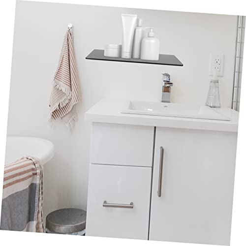 DOITOOL 1pc Shelf Tray Wall Mounted Shelves for Storage Metal Shelf Sink Shelf Floating Wall Shelves Bathroom Wall Shelves Shower Corner Shelf Bathroom Shelf Toilet Rack Simple Dresser