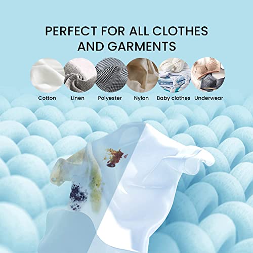 Laundry Detergent Sheets Fresh Scent: Maravello Hypoallergenic Laundry Soap -Eco-friendly Washing Detergent Sheets Plastic-Free Washer Sheets (Fresh Scent, 120 Count)