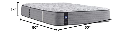 Sealy Posturepedic Spring Silver Pine Faux Eurotop Firm Feel Mattress, Queen