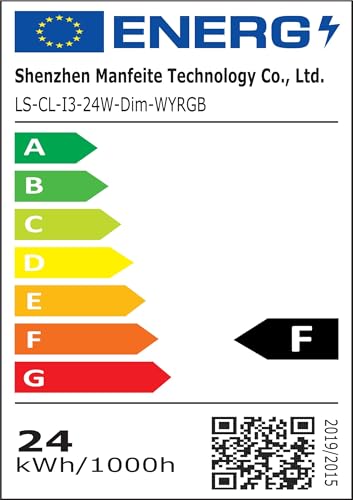 Marfete Flush Mount LED Ceiling Light Dimmable with Remote Control, 13Inch 30W RGB Sidelight Close to Ceiling Light Fixture 3000-6500K, Modern Ultra-Thin Round Ceiling Lamp for Bedroom Kids Room