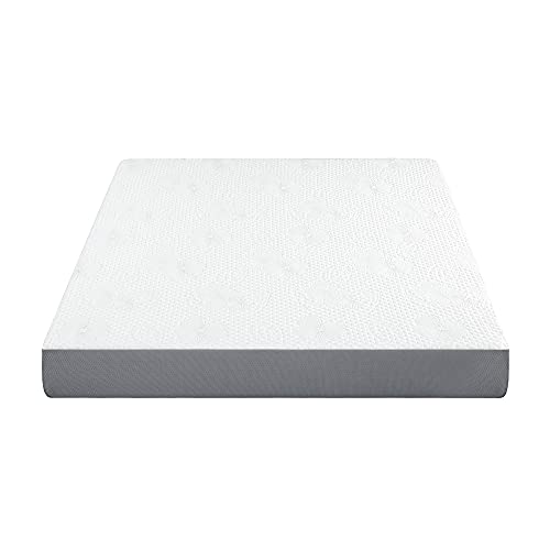 PrimaSleep 7 Inch Gel Infused Superior high-Density Memory Foam Mattress, CertiPUR-US® Certified, Gray, Full