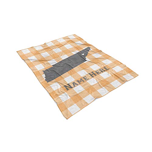 State Pride Series Tennessee - Personalized Custom Fleece Blankets with Your Family Name - Knoxville Edition