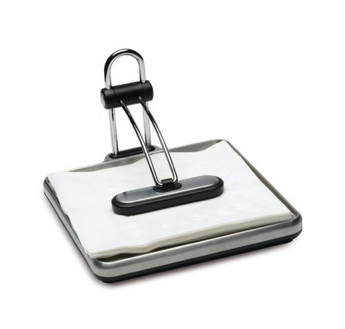 simplehuman Quick Grip Napkin Holder, Stainless Steel