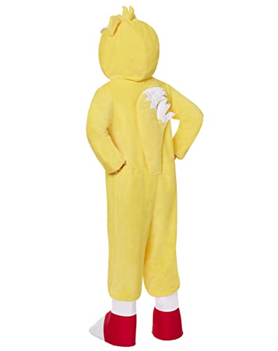Spirit Halloween Kids Tails Sonic The Hedgehog One Piece Costume - XS