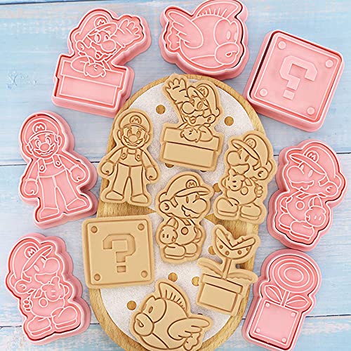 Mario Cookie Cutters, Mario Cookie Cutter Set, Mario Bros Cookie Cutter, Mario Mold, Mario Brothers Cookie Cutters, Mario Bross Cookie Cutter, Cookie Cutter Mario, Molde De Mario Bros