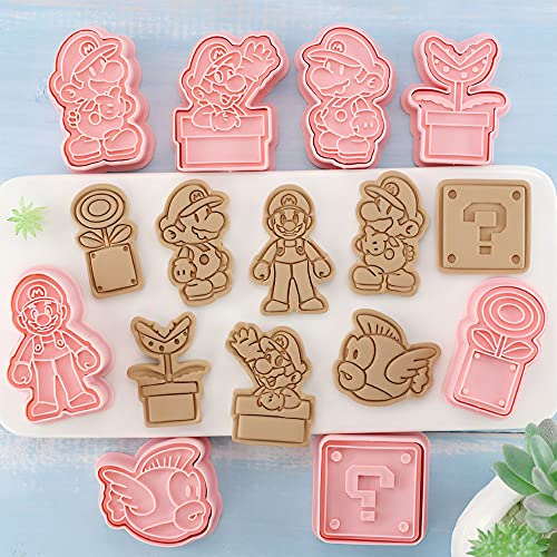 Mario Cookie Cutters, Mario Cookie Cutter Set, Mario Bros Cookie Cutter, Mario Mold, Mario Brothers Cookie Cutters, Mario Bross Cookie Cutter, Cookie Cutter Mario, Molde De Mario Bros