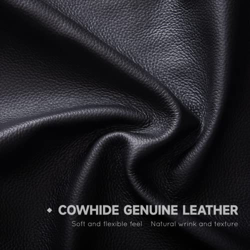 Z-hom 70" Top-Grain Leather Sofa, 2-Seat Upholstered Loveseat Sofa Modern Couch, Luxury Classic for Living Room Bedroom Apartment Office