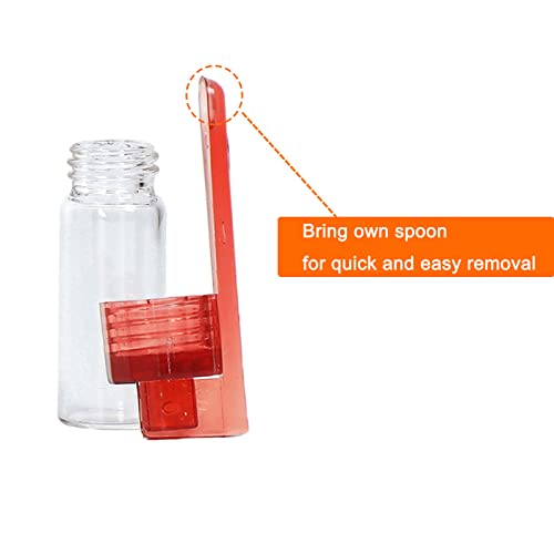 5 Pack Portable Plastic Storage Bottle for Outdoor Camping Travel