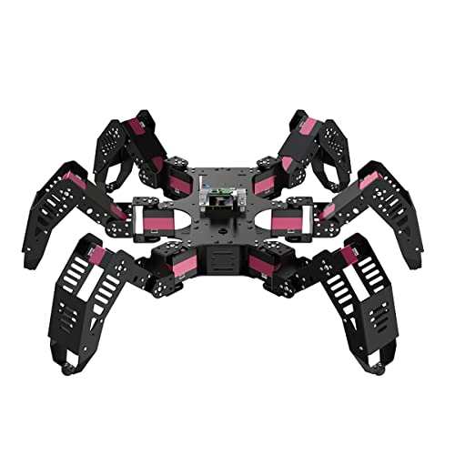 HIWONDER Hexapod Robot Kit Spider Walking Carwling Robot, Self-sabilizing STEAM Robotics Kit with Detailed Tutorial