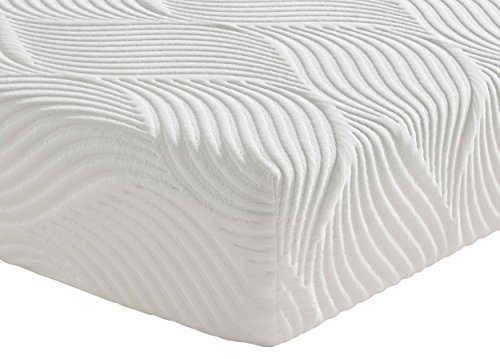 Lexicon Nocturne 10" Gel Infused Memory Foam Mattress, Twin, White