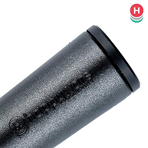HAPPYWARE CO. Ultra Premium Ice Cream Scoop - Heat Conductive One-Piece Solid Aluminum, Dishwasher Safe, Black