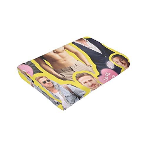 Blanket Ryan Gosling Soft and Comfortable Warm Fleece Blanket for Sofa,Office Bed car Camp Couch Cozy Plush Throw Blankets Beach Blankets