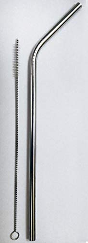 Ken's CocoMon Coconut Opener Tool + Stainless Straw for Fresh GREEN Young Fruit Black Rubber Handle EZ Easy Grip SAFE with Stainless Steel Drinking Straws (1 CocoMon + 1 Straw)