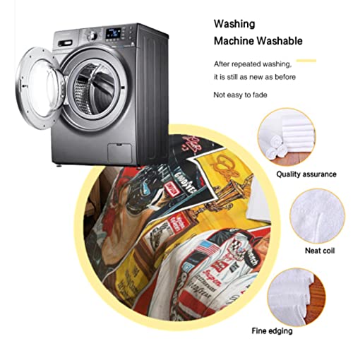 Throw Blankets Soft and Comfortable Micro Fleece Blanket for Bed Or Sofa,Home Decor for Adults Youth Family Friends All Season 50"X40"