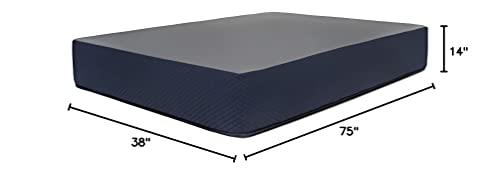 Dreamfoam Bedding Chill 14" Gel Memory Foam Mattress Twin- Made in Arizona