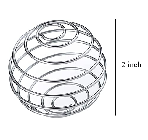 6 PCS Shaker Balls Milkshake Protein Whisk Ball Stainless Steel Wire Mixers for Shaker Cup Bottle (2 In)
