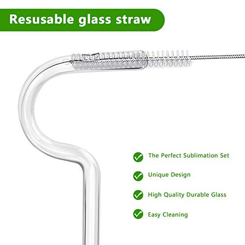 Anti Wrinkle Straw 2 Pcs, Reusable Glass Drinking Anti Wrinkle Straw, Curved No Wrinkle Straws Prevent Wrinkles Sideways Flute Straw, Engaging Lips Horizontally, Avoid Rubbing Off Lipstick, Set of 2