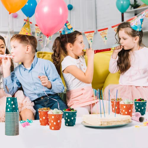 JOLLY PARTY 3 oz Bathroom Cups, 360 Pack Small Mini Paper Cups, Disposable Mouthwash Cups for Bathroom, Espresso, and Event