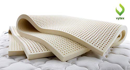 Cotton Covered Vytex 100% Natural Latex Topper Firm Collection The Only Virtually Allergy Free Latex 1" Inch - Firm Queen Size 1" Inch