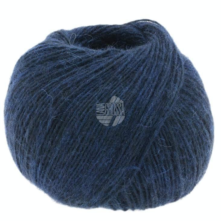 Lana Grossa Ecopuno, 76 Dark Blue Yarn