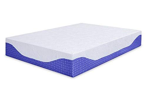 SLEEPLACE 12 Inch METIS Multi Layer Memory Foam Mattress Cobalt Blue (KING)