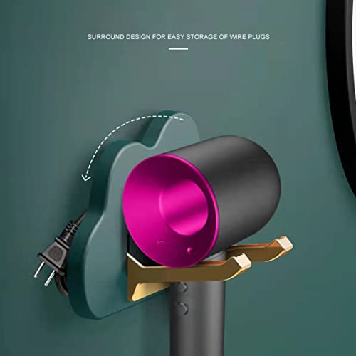 Hair Dryer Holder Wall Mounted Self Adhesive,Bathroom Hair Blow Dryer Rack, Hair Tool Organizer