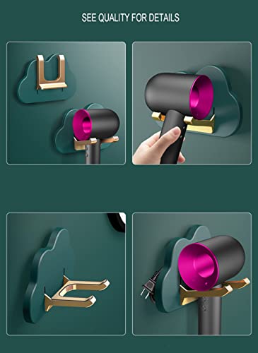 Hair Dryer Holder Wall Mounted Self Adhesive,Bathroom Hair Blow Dryer Rack, Hair Tool Organizer