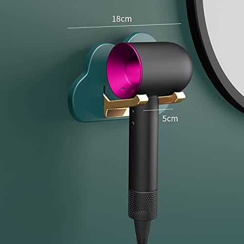 Hair Dryer Holder Wall Mounted Self Adhesive,Bathroom Hair Blow Dryer Rack, Hair Tool Organizer