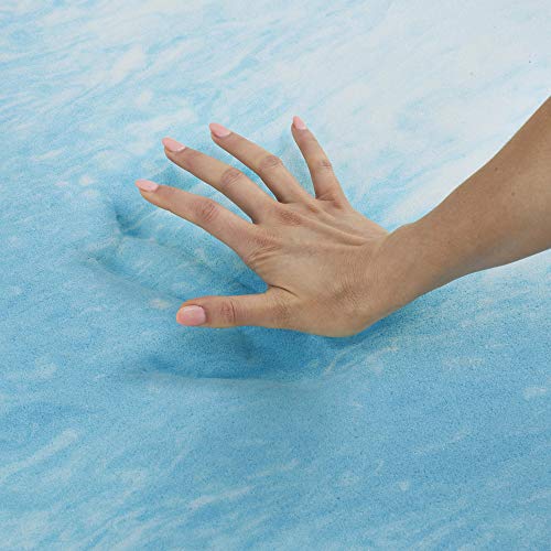 Sealy 3-Inch SealyChill Gel Memory Foam Full Mattress Topper + Molded Memory Foam Pillow Set