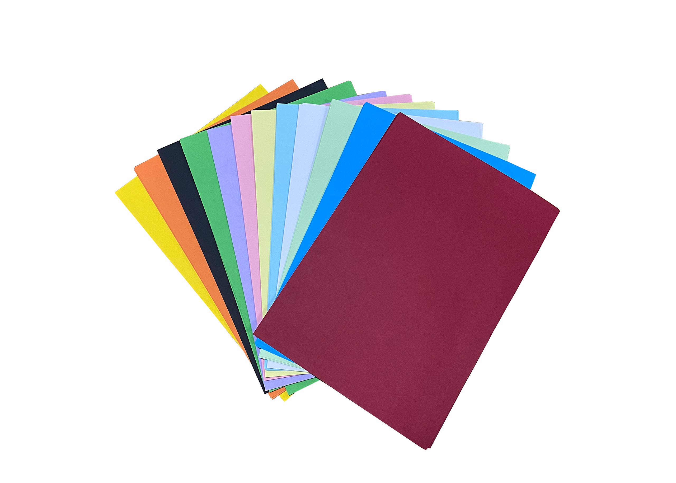 Construction Paper Pack, 120Sheets Heavy Duty Construction Paper Color Copy Paper for Crafts & Art, A4, 12 Assorted Colors, 120 GSM (21 * 30cm/ 11.8"*8.5")