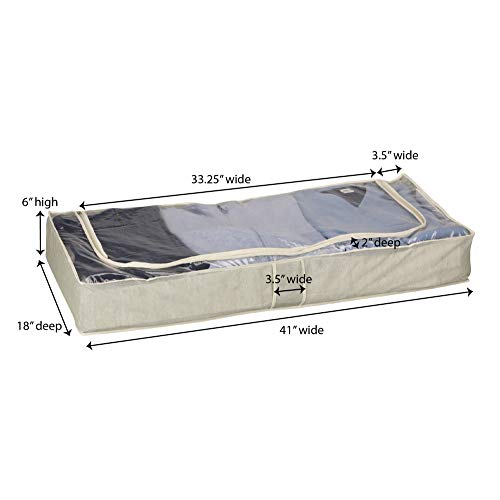 Household Essentials Underbed Storage Chest, Sage Green