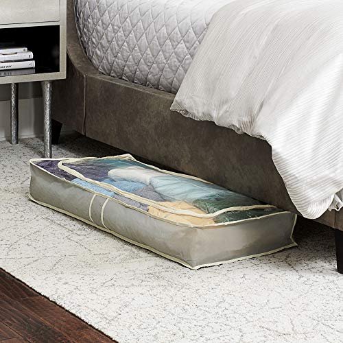 Household Essentials Underbed Storage Chest, Sage Green