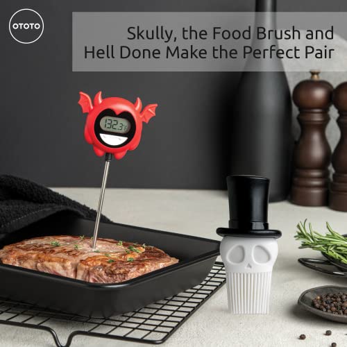 Hell Done Meat Thermometer Digital by OTOTO - Food Thermometer for Cooking Thermometer for Meat, Digital Thermometer, Cooking Gifts, Cooking Gadgets, Cool Kitchen Gadgets