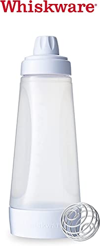 Whiskware Pancake Batter Dispenser and Mixer with BlenderBall Wire Whisk for Cupcakes, Muffins, Crepes, and more