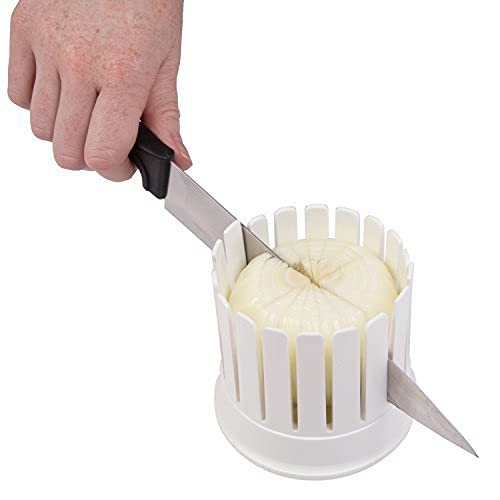 Onion Blossom Maker Set with The Original Better Breader Bowl - All-in-one Set includes Blooming Onion Slicer & Mess Free Batter Breading Station for at Home or On-the-Go - Perfect Coating Each Time