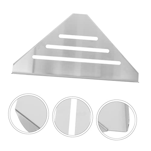 Zerodeko 3pcs Hanging Storage Shelves Metal Shelving Wall Mount Shelves Wall Storage Rack Bathroom Wall Rack Wall Corner Shelf Toilet Storage Holder Bathroom Accessories Corner Shower Rack