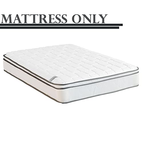 Spring Coil9-inch Pillow top Fully Assembled Orthopedic Mattress, Royal Collection, Twin Size
